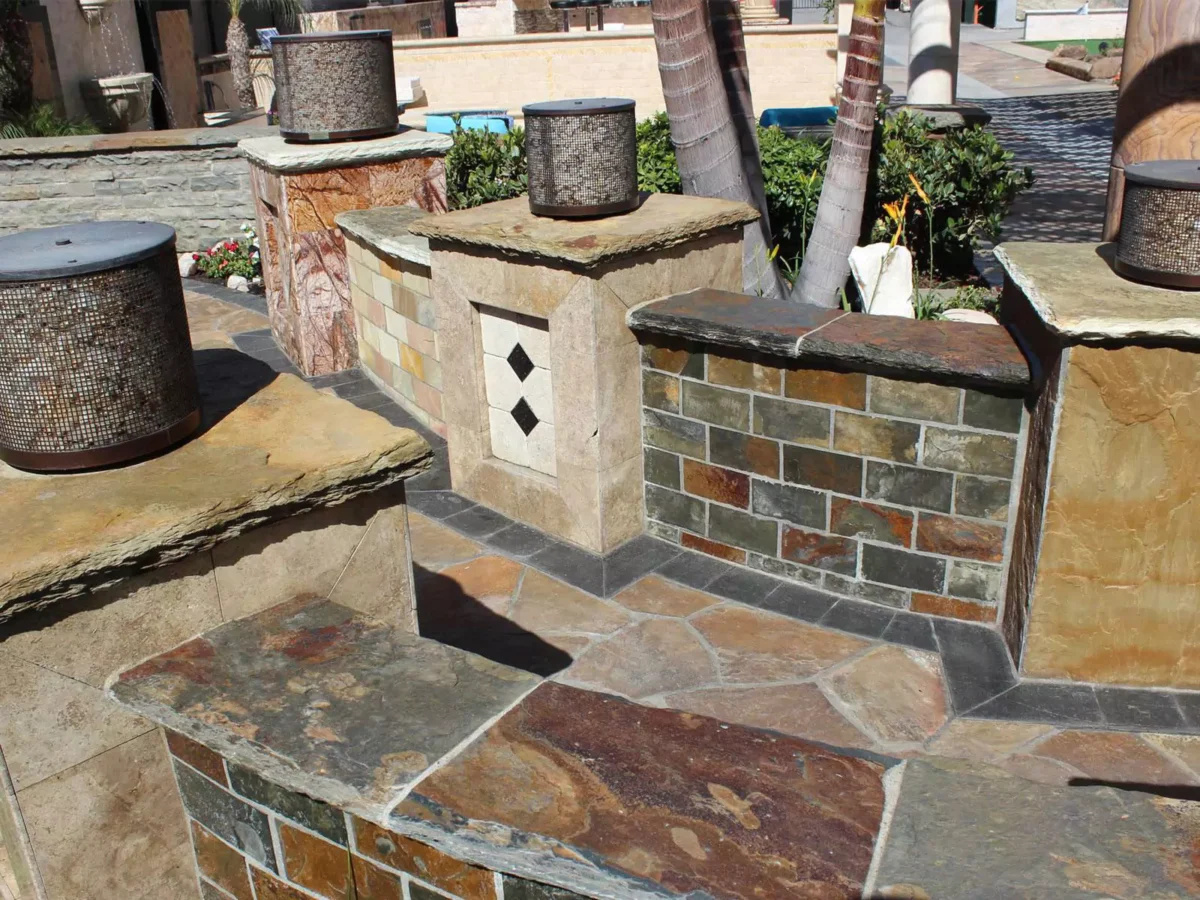 MSI - Slate Natural Stone Caps - 9 Brothers Building Supply